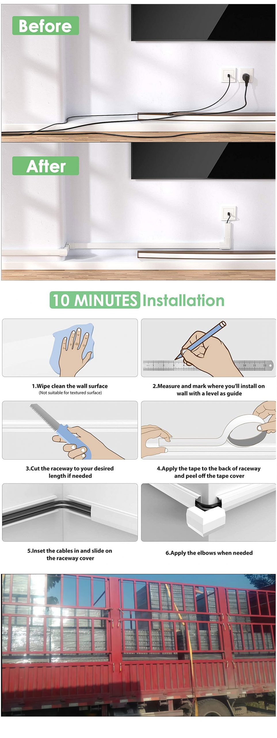PVC CABLE TRUNKING – Exlon Pipe